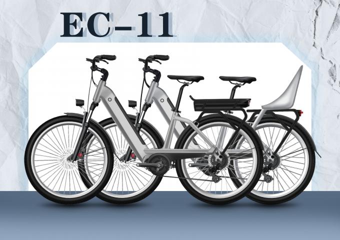 250w Electric Vintage Bike Kits Long Range 60km Lithium Battery Bicycle